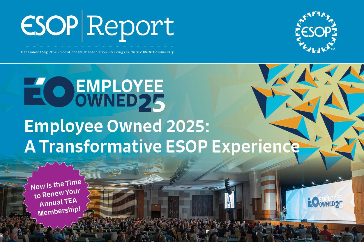 December 2025 ESOP Report | The ESOP Association